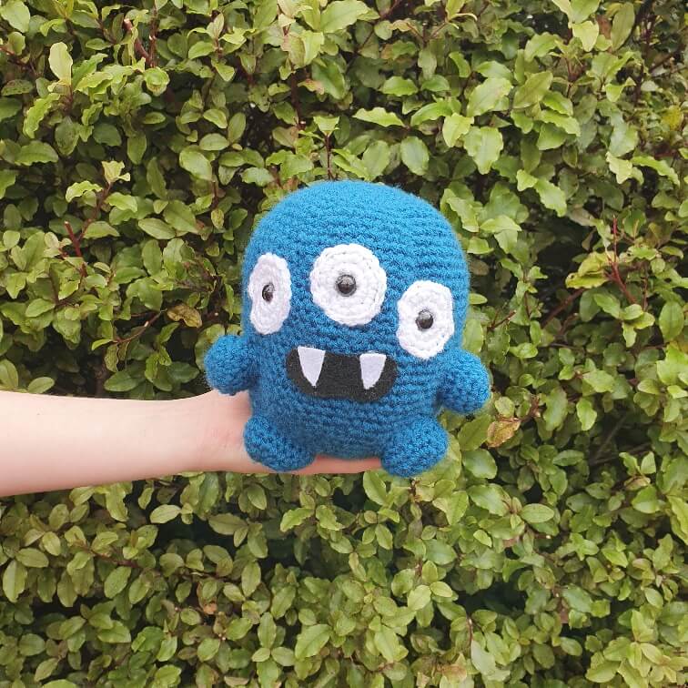 Crochet Plush Alien Monster Toy - Zaap - Whimsi Stitch NZ – Everyday ...